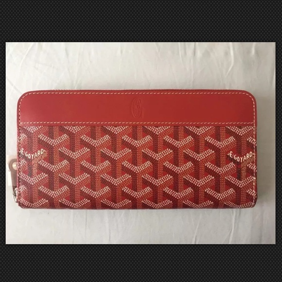 Goyard | Bags | Red Goyard Wallet | Poshmark